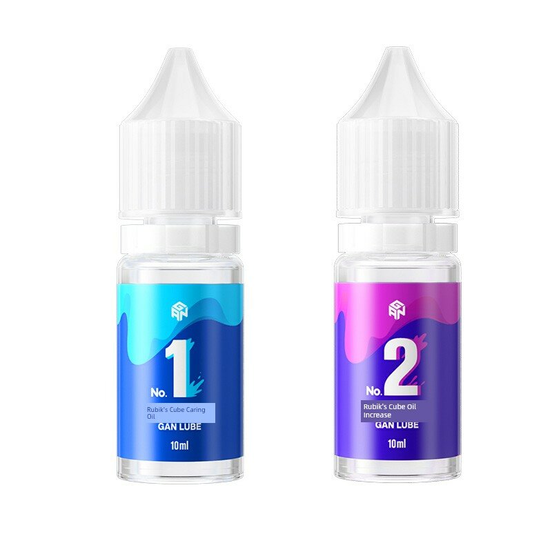 Набор масляных смазок GAN Type 1 и Type 2 10ml для скоростных кубиков - премиальная плавность