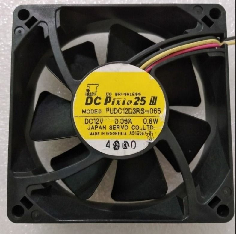 SERVO PUDC12D3RS-065 DC12V 0.05A 8025 8 см 3-проводной вентилятор охлаждения -