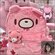 Рюкзак Gloomy Bear розовый плюшевый с медведем, маленький ранец для взрослых