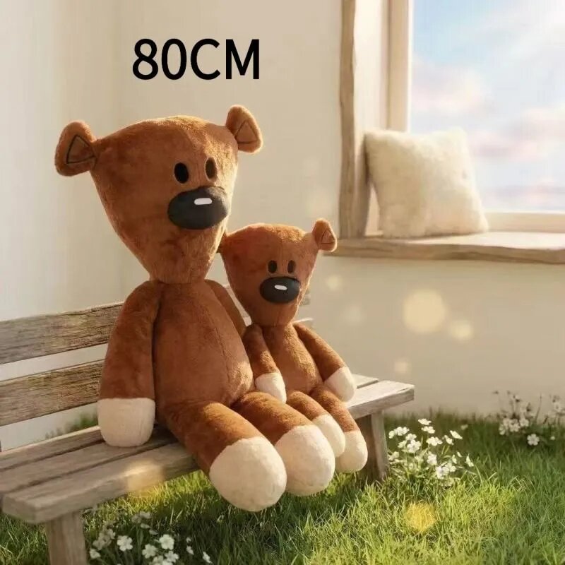 Плюшевый мишка Тедди мистера Бина с треугольной головой разных размеров мягкая успокаивающая игрушка