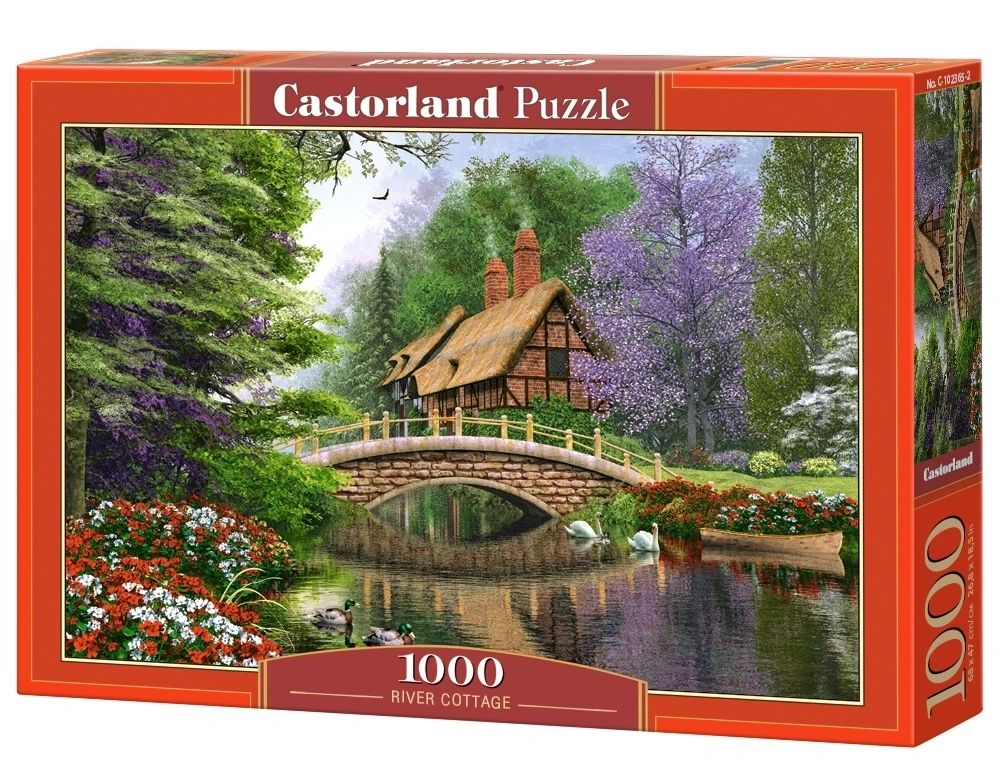 CastorLand Пазл Дом у реки, 1000 деталей