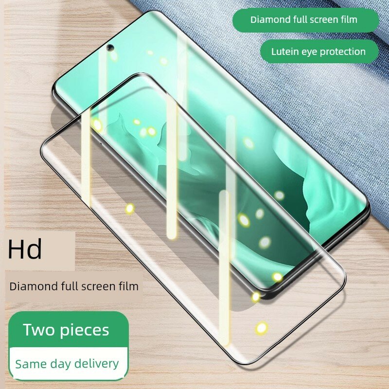 Vivo NEX 3 Прозрачное закаленное стекло, изогнутое полное покрытие, защитная пленка 2 шт