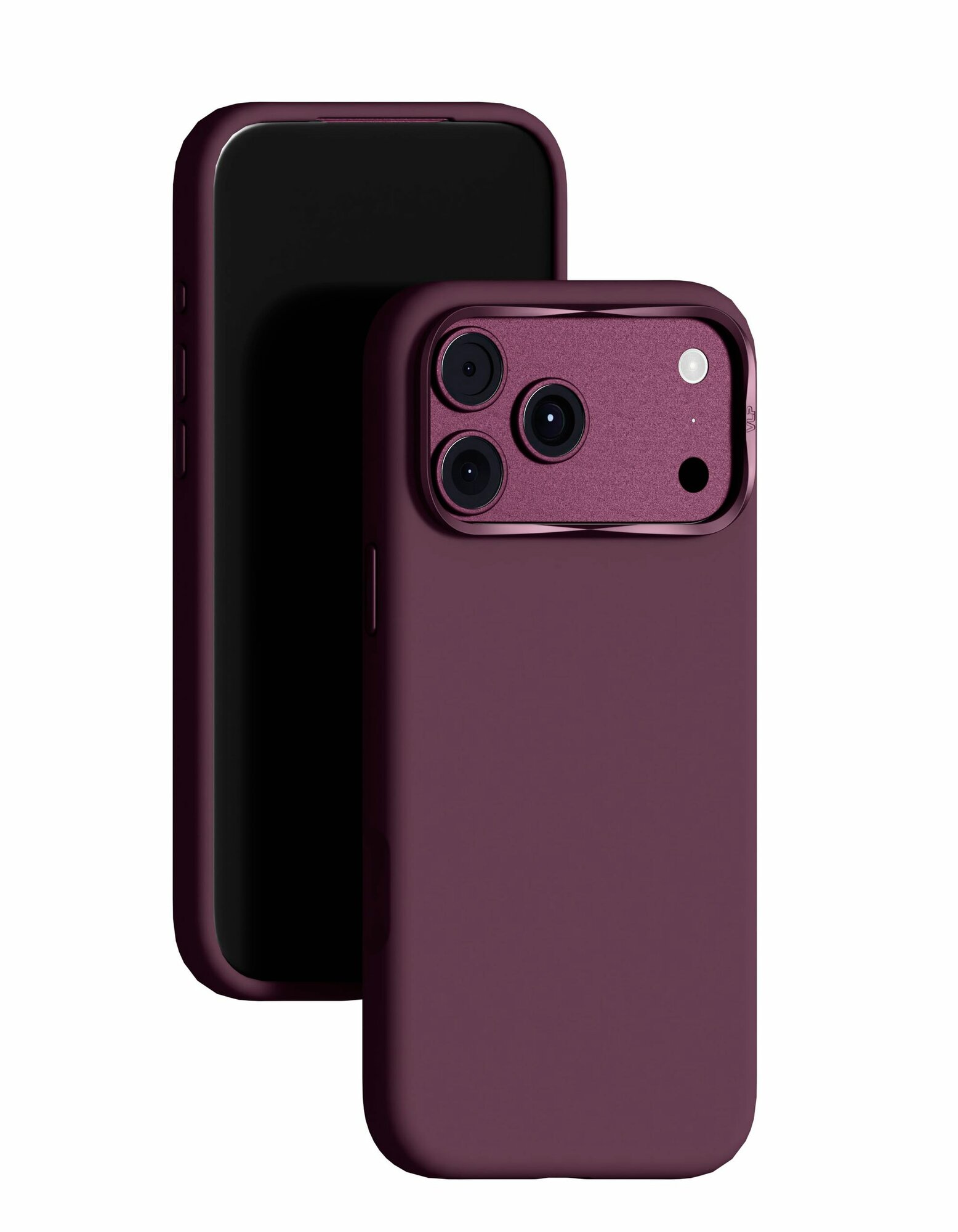 Чехол защитный VLP Aster Pro Case с MagSafe для iPhone 18 Pro Max, темно-вишневый