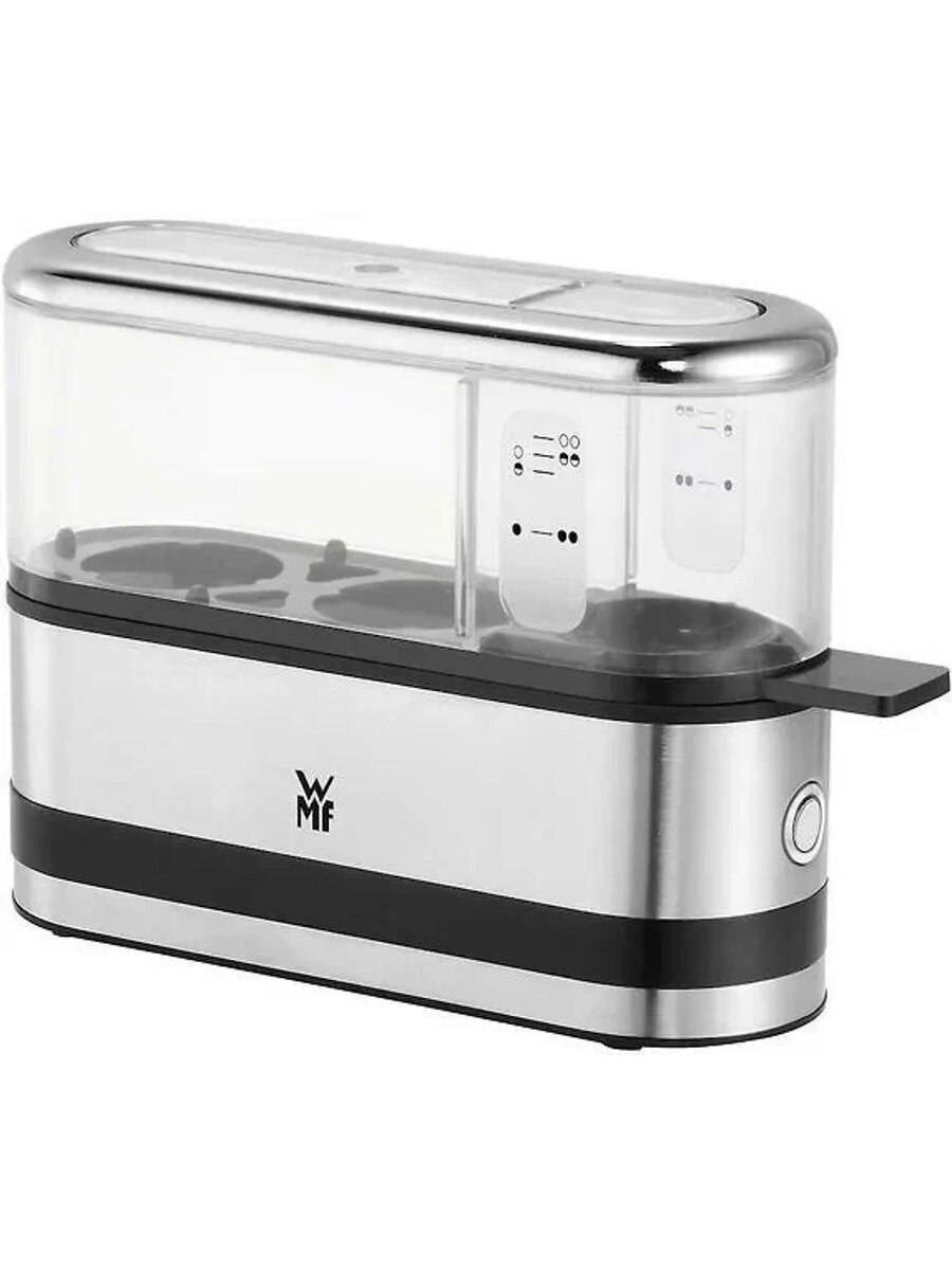 Яйцеварка WMF KITCHENminis на 2 яйца, 250 Вт, нержавеющая сталь Cromargan