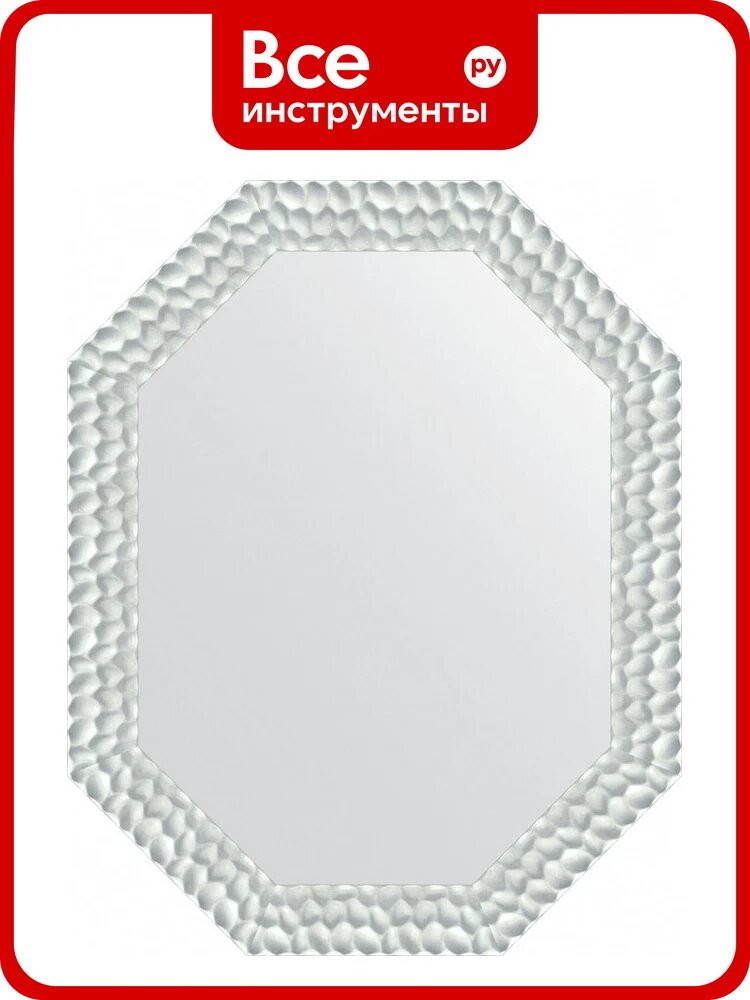 Зеркало EVOFORM в багетной раме - перламутровые дюны 89 mm (76x96 cm) 7304
