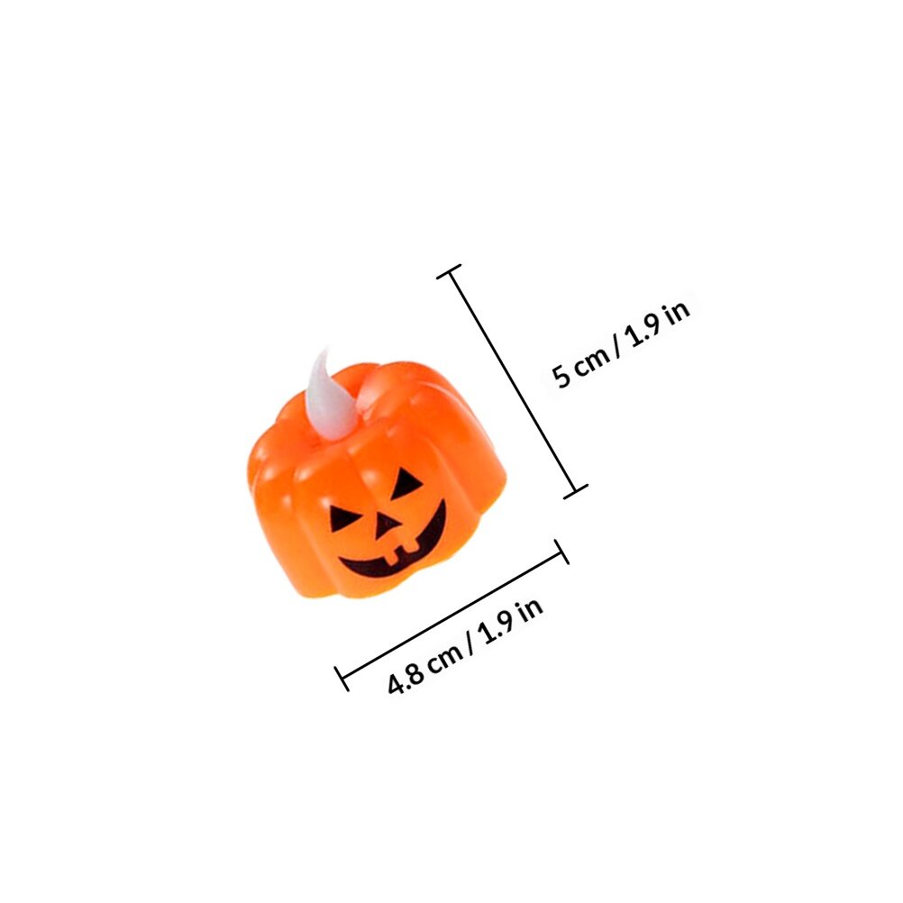 7 Штук Фонарики В Forme Дыни Для Украсить Интерьер В День Halloween 5x4.8 Cm