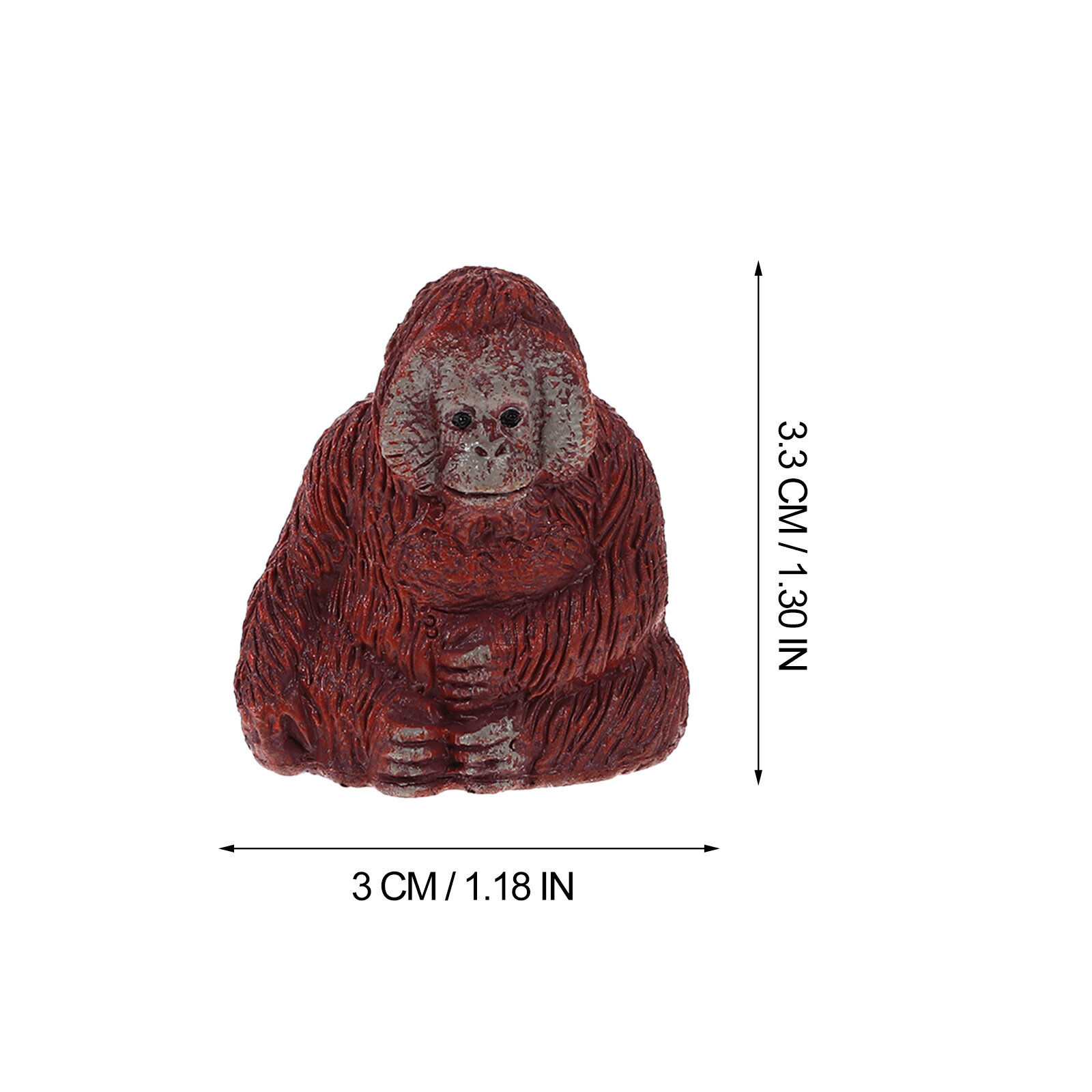 12 Шт Миниатюрные Фигурки Африканских Животных Статуэтки Декор 3.3X3X1.4CM