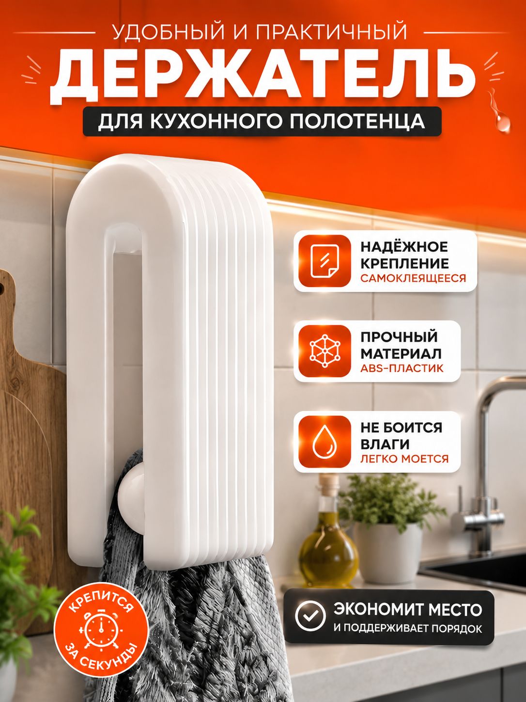 Держатель для полотенец 1 шт