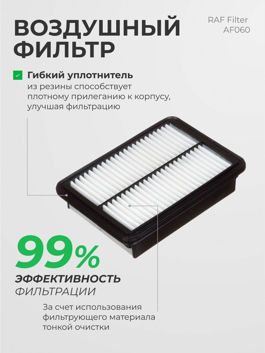 Комплект То Комфорт Hyundai Elantra Vi (Ad) (15-20) , Kia Cerato Iv (Bd) (18-) (RAF Filter RT007K)