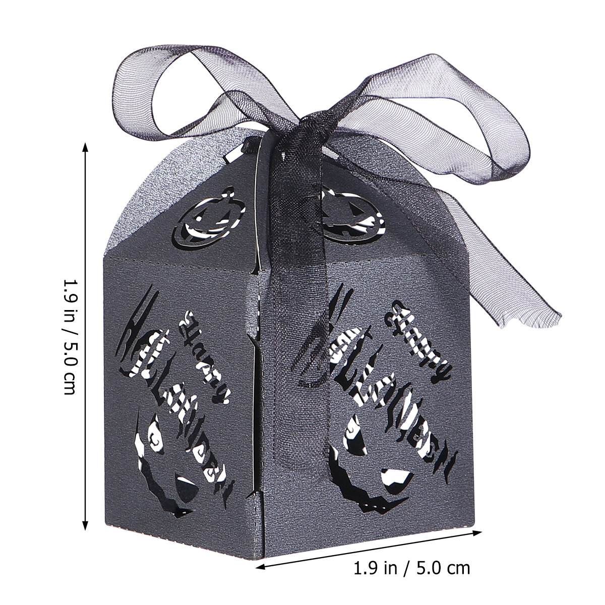 Коробки Для Конфет С Вырезными Фигурами На Хэллоуин 50 Штук 5X5CM