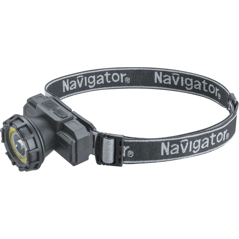 Фонарь налобный NPT-H42-ACCU светодиодный 1 LED 1 Вт аккумуляторный Li-Ion 800 мАч пластик 5 режимов (95557