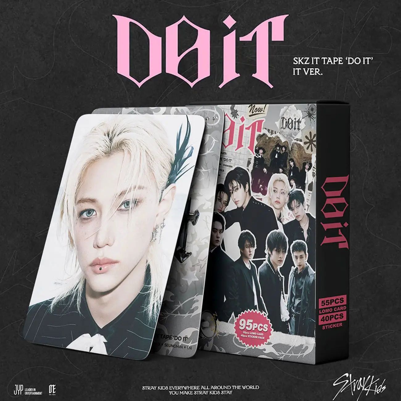 Фотокарточки VOFIRROB для альбома DO IT STRAY KIDS, 95 шт, коллекционные мини-карточки SKZOO, фан-постер со стикерами