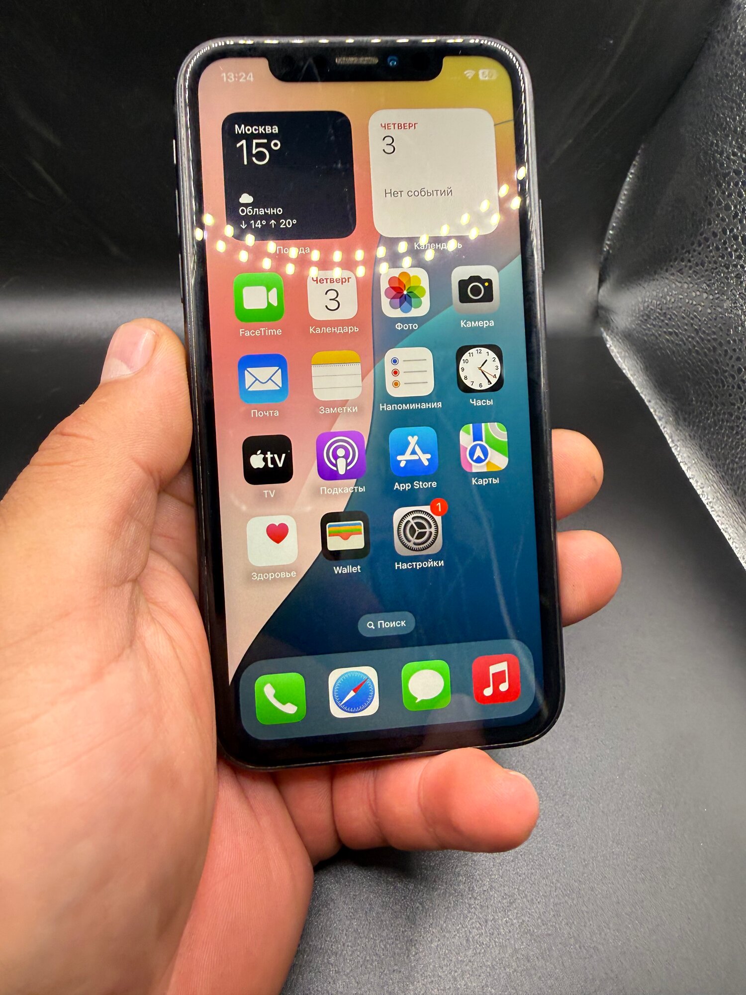 Смартфон Apple iPhone Xr 64 ГБ, черный, Б/У