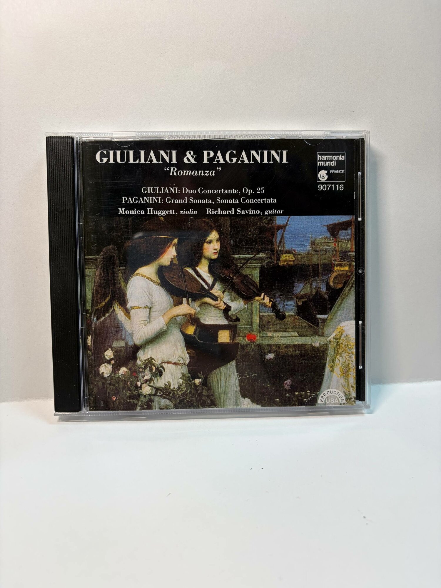 Giuliani and Paganini, Monica Huggett, Richard Savino - Romanza (1CD Harmonia Mundi, Германия 1995)