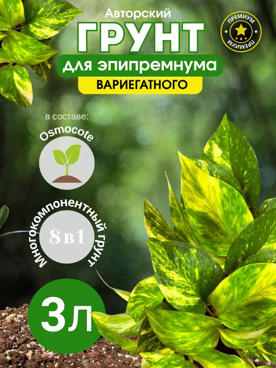 Грунт для вариегатного Эпипремнума 3л