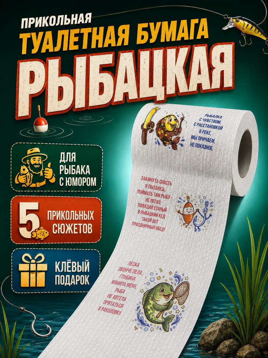 Туалетная бумага "Рыбацкая"