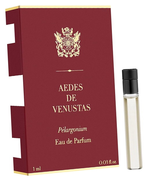 Aedes De Venustas Pelargonium 1 мл парфюмерная вода для женщин и мужчин - Пеларгония миниатюра пробника