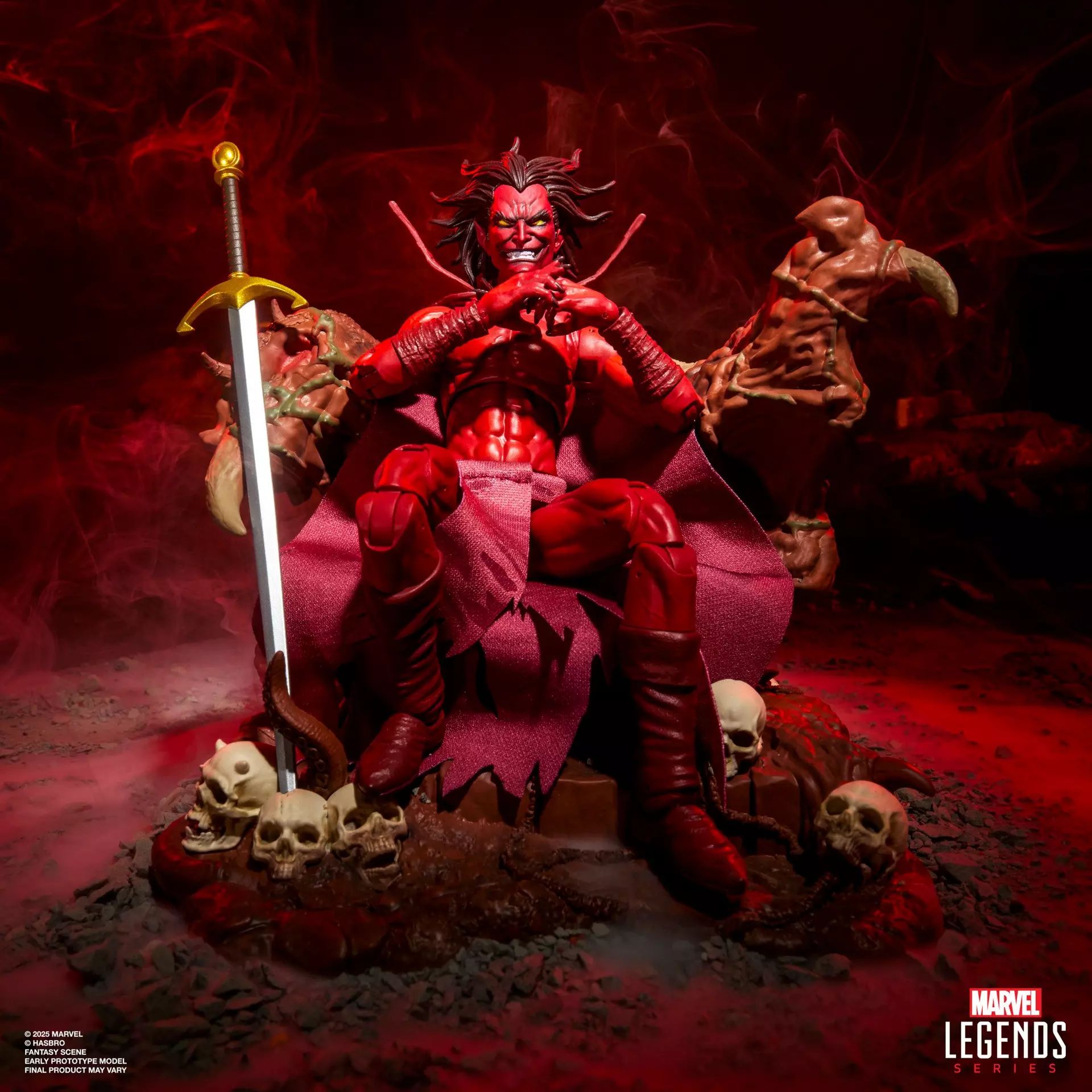 Фигурки Hasbro Серия Marvel Legends "Мефисто из Марвел" с адским троном
