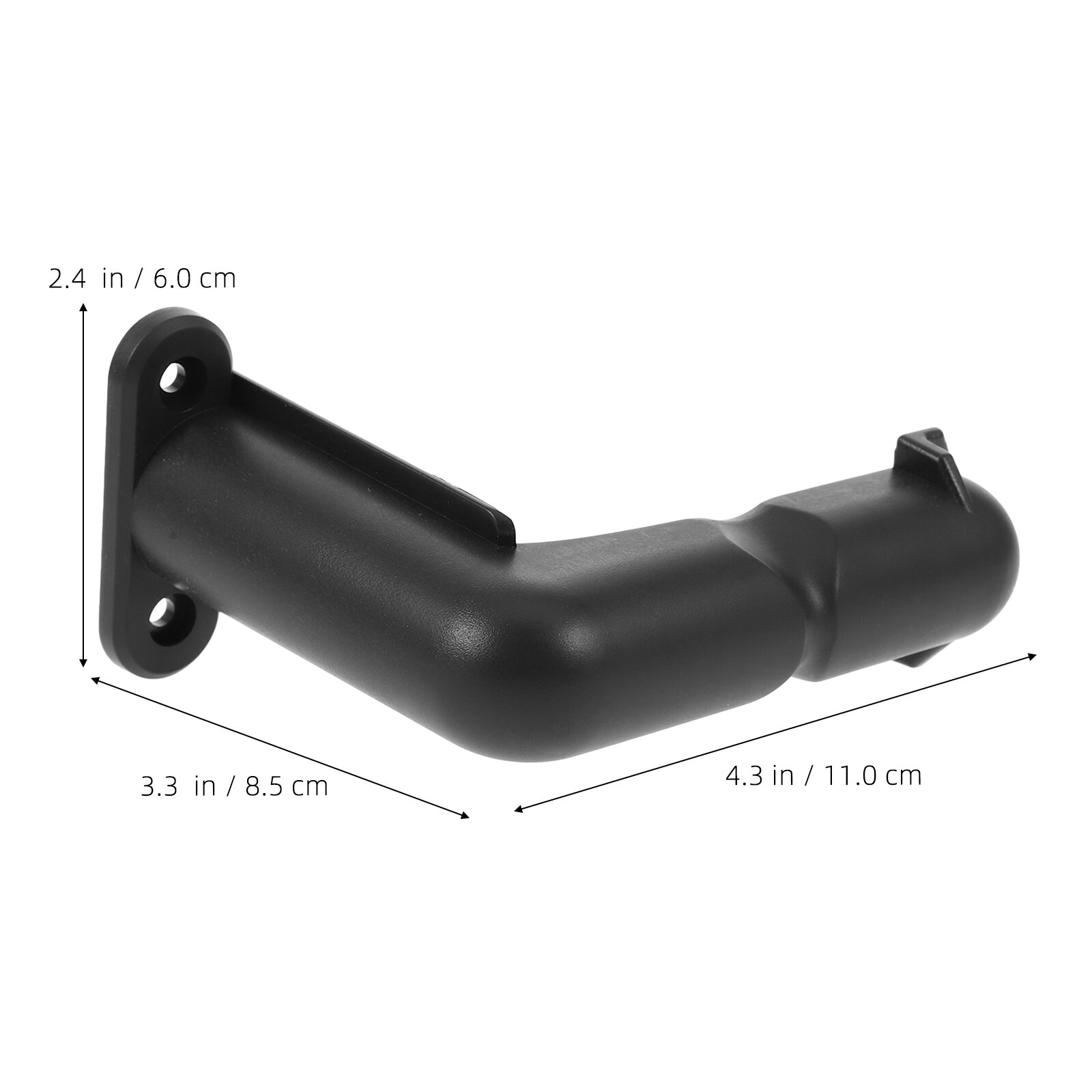 Держатель Для Пылесоса На Стену Из Пластика Чёрного Цвета 11.00X8.50X6.00Cm