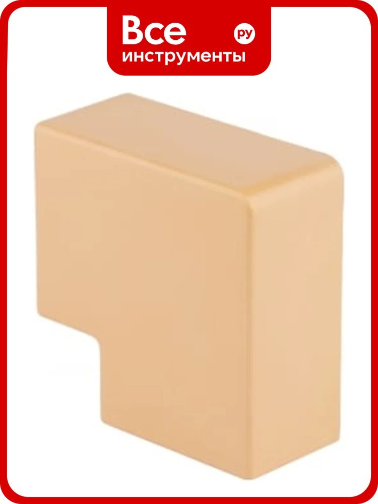 Поворот EKF Plast, 90 гр. PROxima под светлое дерево 4шт abl-40-16x4