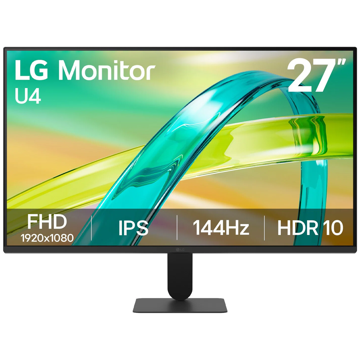Монитор LG 27" 27U411B-B, 16:9, IPS, FHD, 1/5ms, 250cd, 144Hz, VGA, HDMI