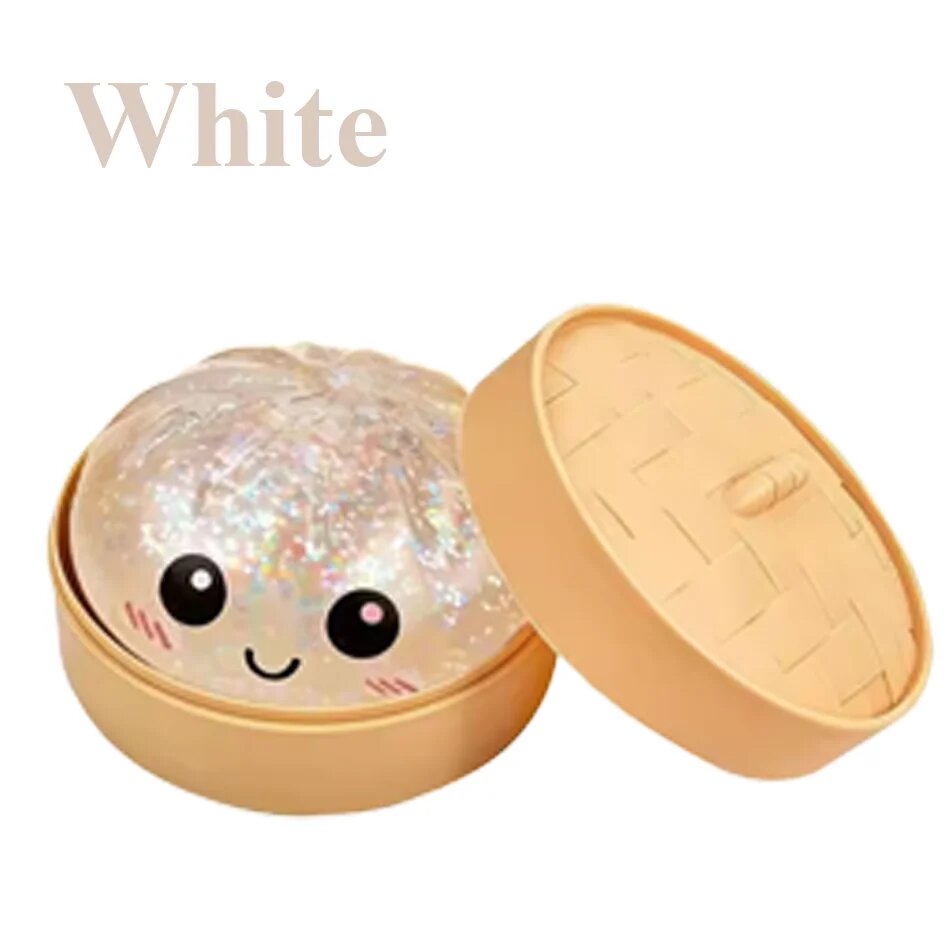 Glitter Dumpling антистресс игрушка white