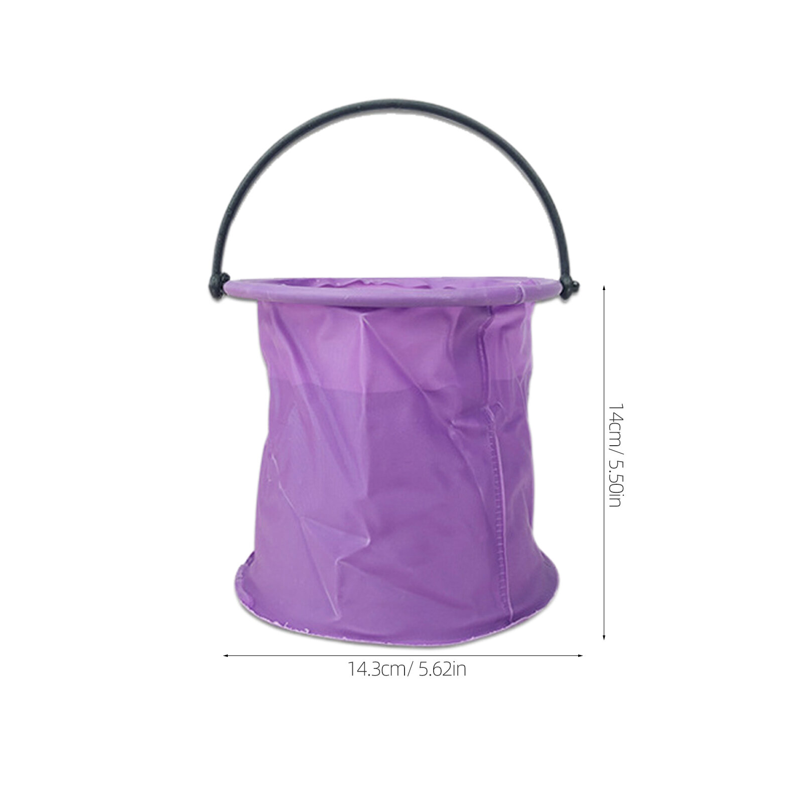 Ведро Для Мытья Кистей Складное 2 Штуки Фиолетовый 14 3*14 Cm