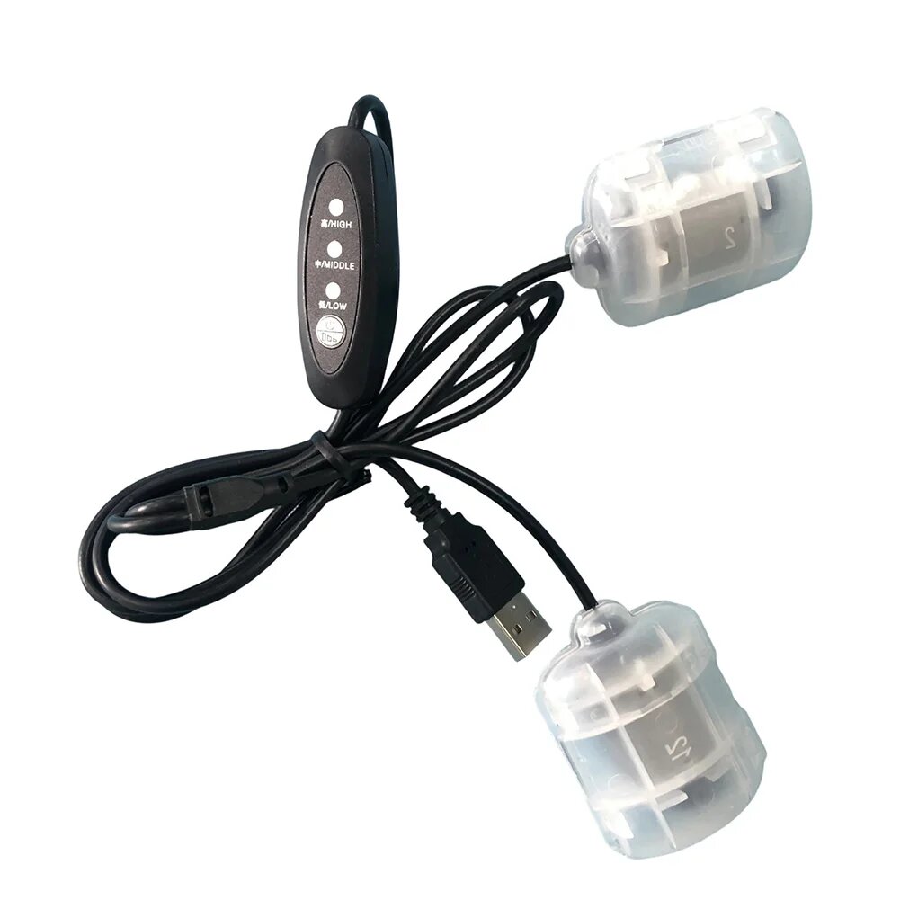 USB-вибромотор DC5V со двумя моторами 3 скорости