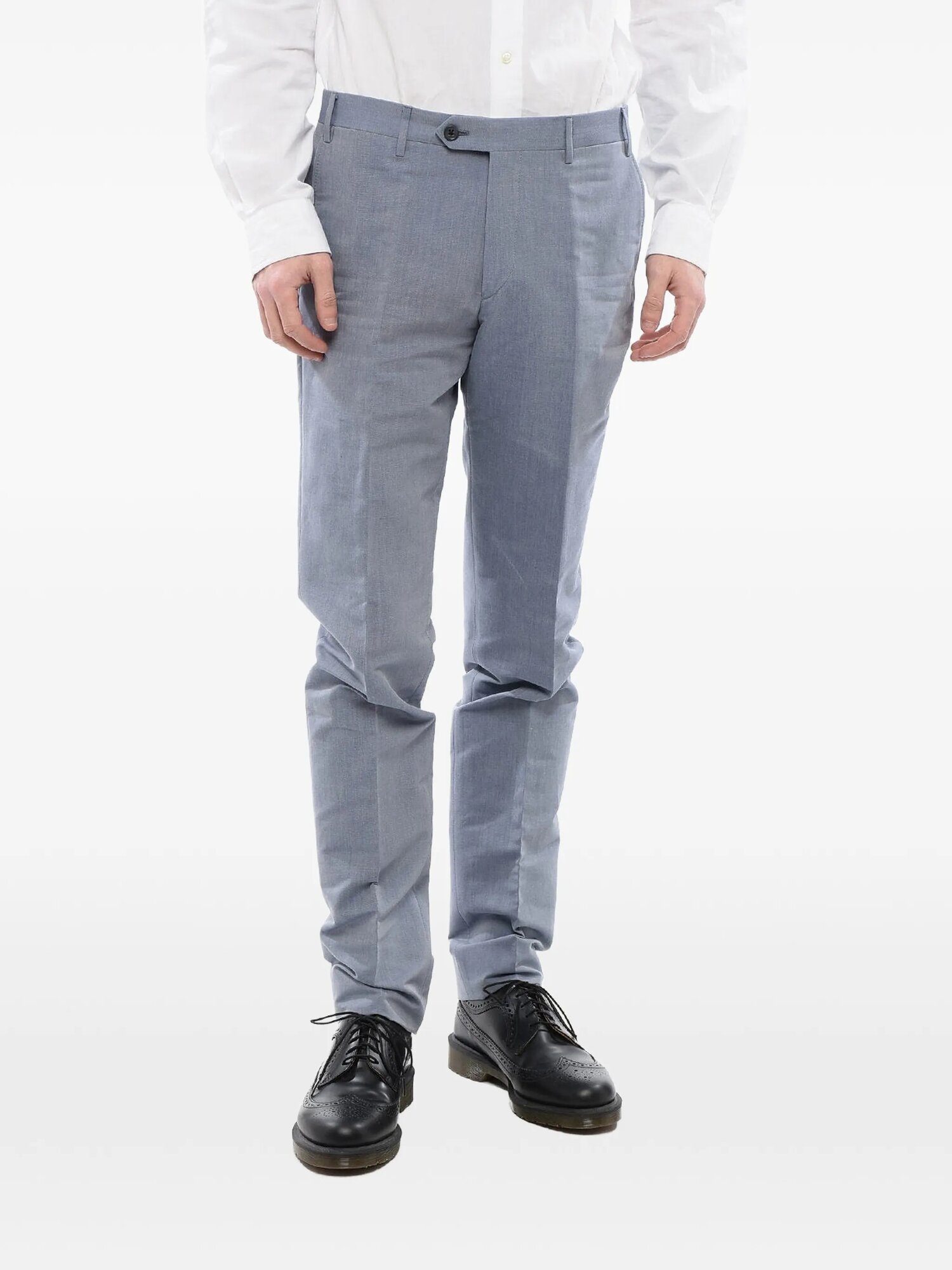 Брюки Corneliani Cotton-piqué tailored trousers