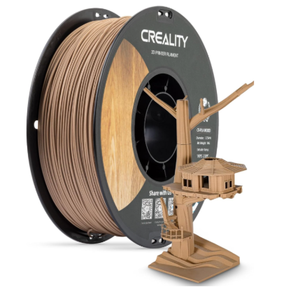 Филамент Creality Hyper PETG, 1.75 мм, 1 кг, для 3D-принтера, точность ±0.02 мм, Текстура дерева, натуральный вид