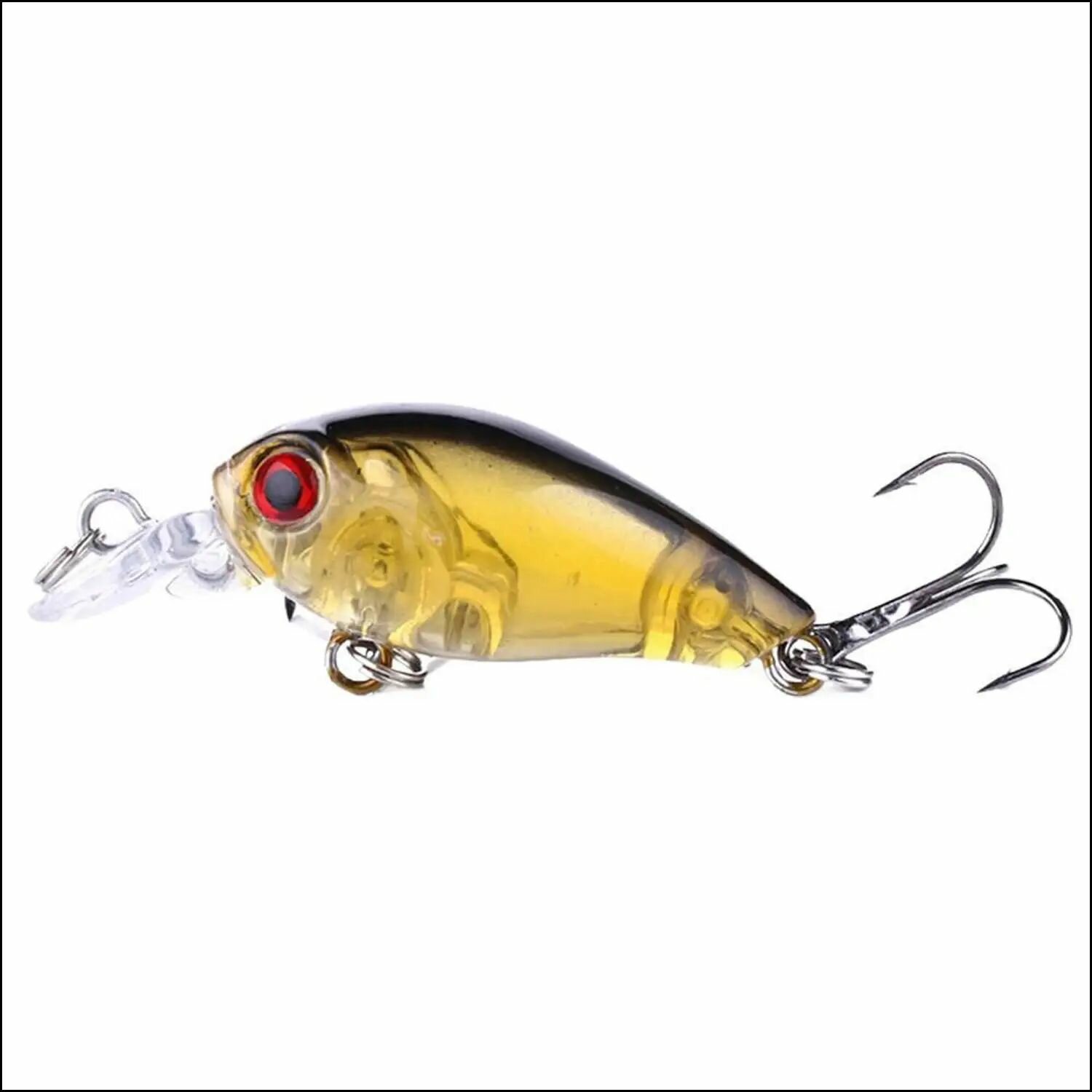 Эксклюзивный воблер для облова поверхности mini bionic crank swing bait, рассчитанный на мелкую рыбу, длиной 4,5 см.