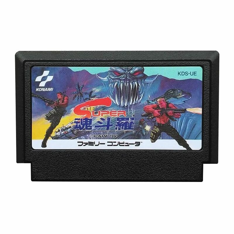 Super Contra - Игра 8-битный картридж Famicom - игровой картридж NES (8 bit, японская версия) ретро классика 8-бит для NES для Famicom