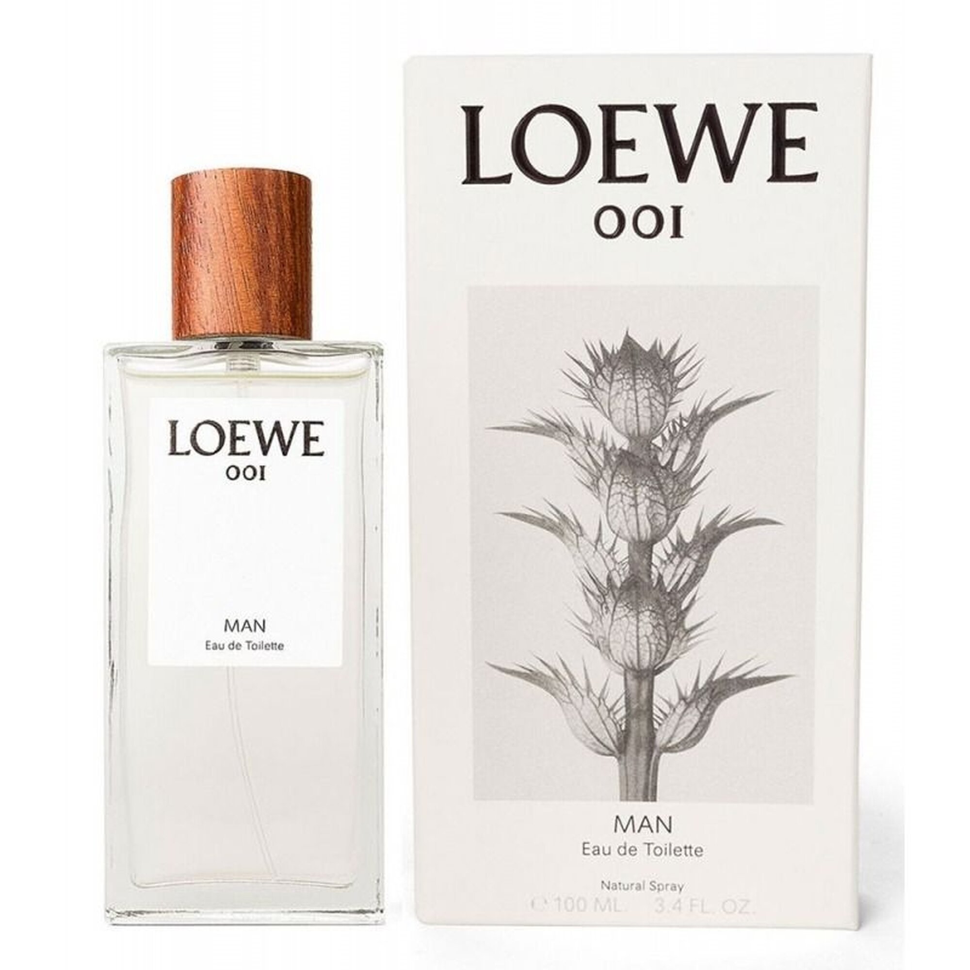 Туалетная вода Loewe 001 Man, для мужчин, объем 100 мл, 1 упаковка