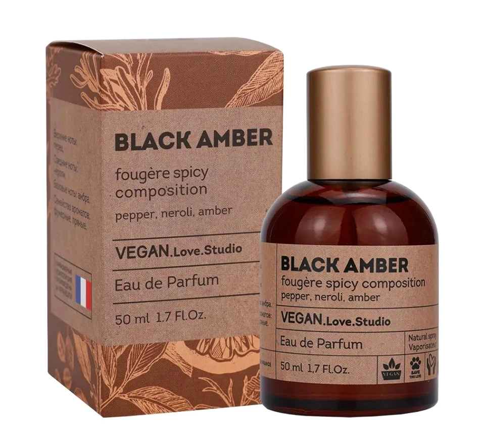 Delta Parfum Vegan Love Studio Black Amber духи женские 50 мл - Дельта парфюм Веган Лав Блэк