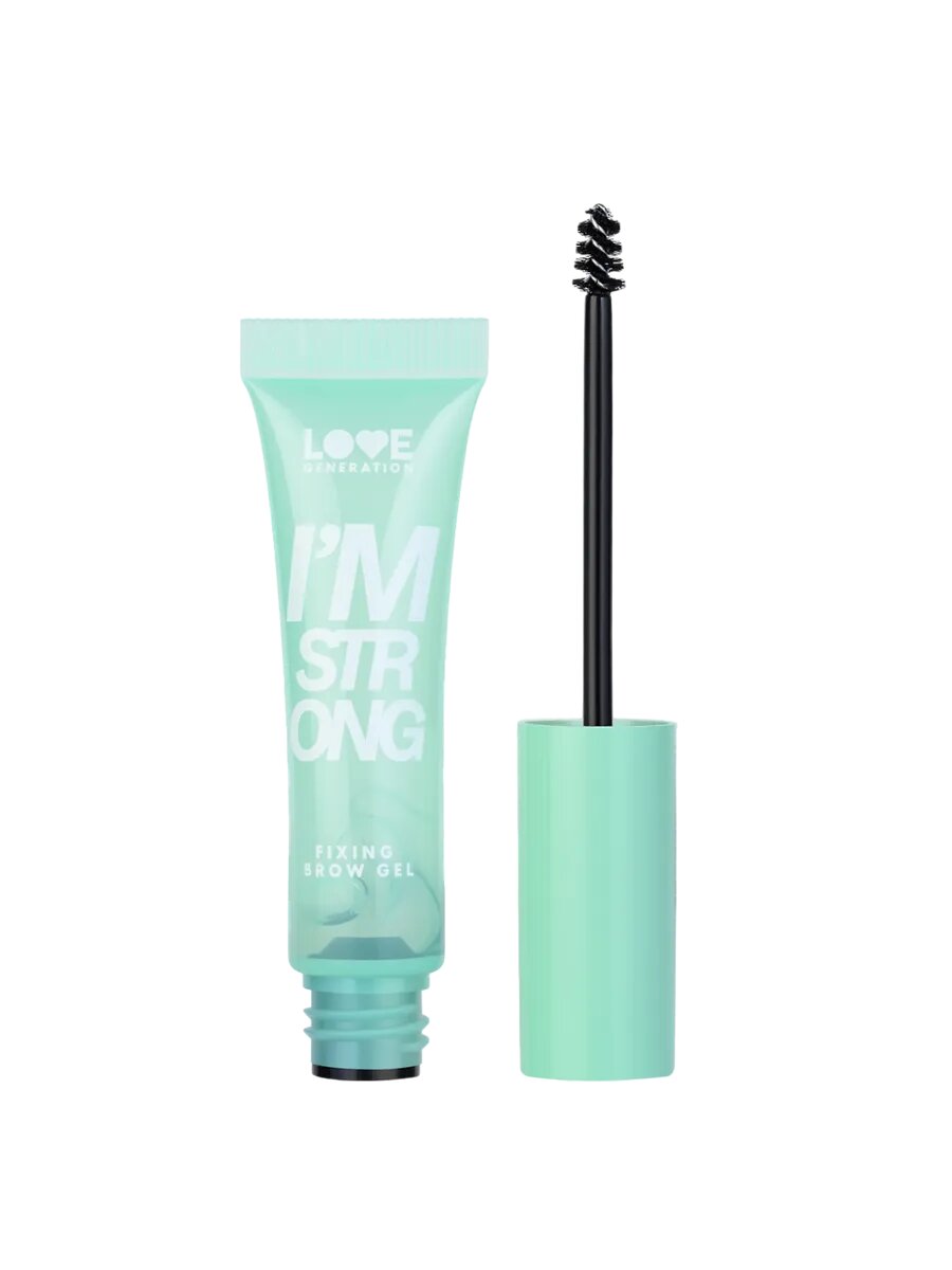 Love Generation Фиксирующий гель для бровей Fixing Brow Gel I'm strong прозрачный 9 мл 1 шт