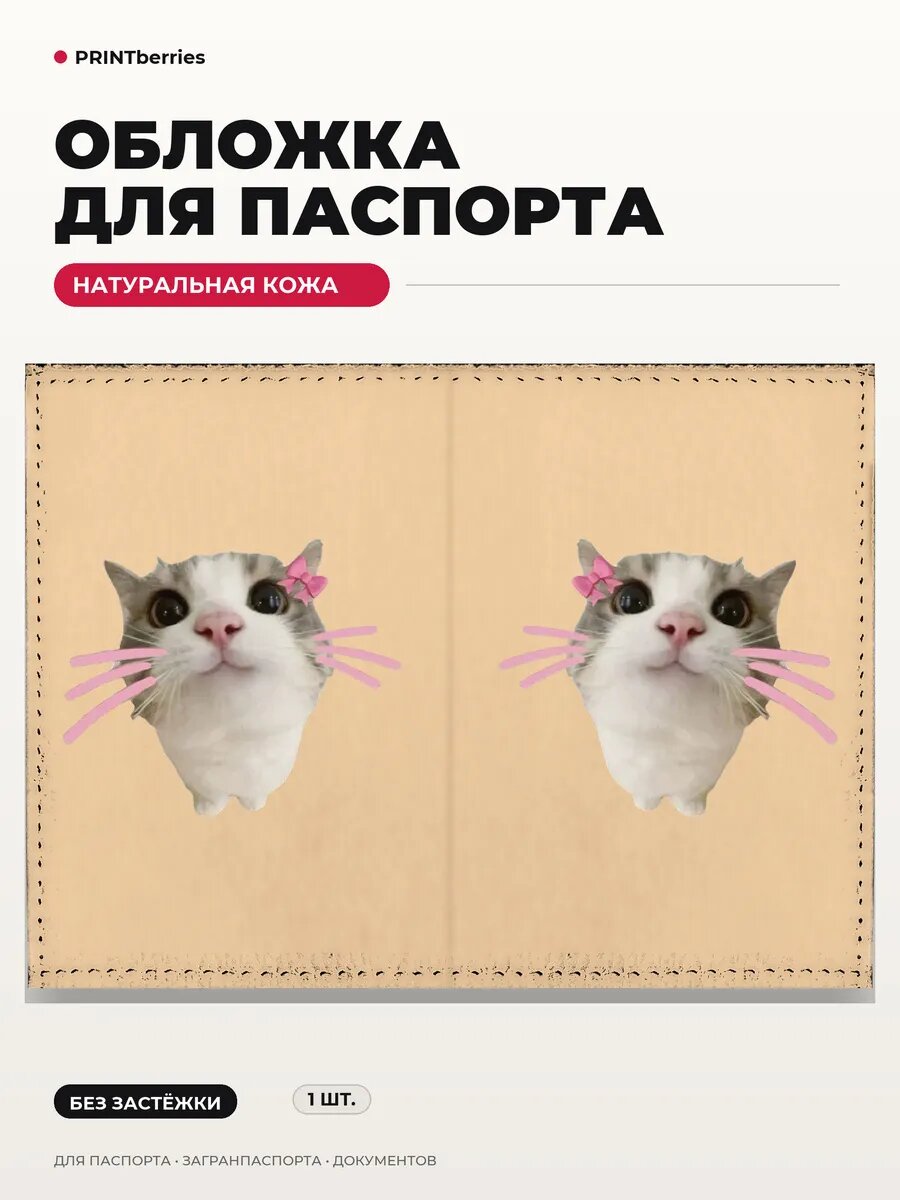Обложка для паспорта PRINTBERRIES