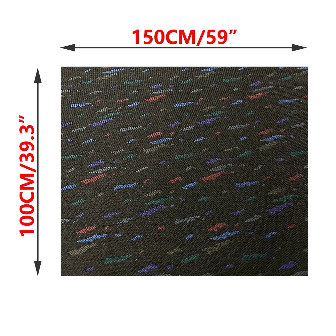 NOSRACING Ткань Le Mans Confetti для обшивки авто 100CMx150CM