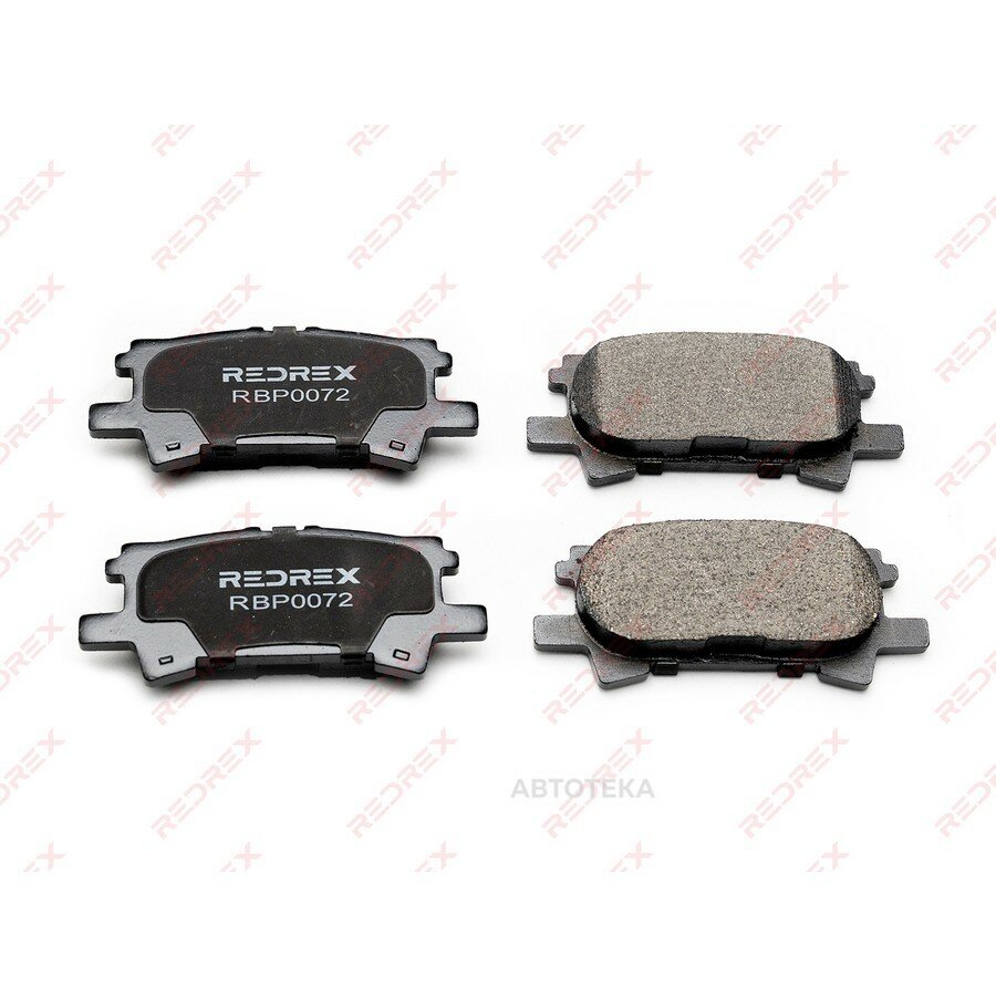 Колодки тормозные дисковые REDREX RBP0072