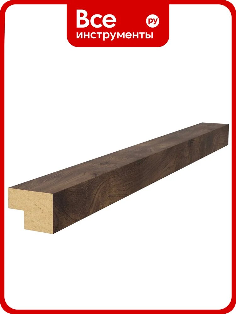 Торцевая рейка Cosca Decor 25x19x2750 мм, МДФ, дуб старинный натуральный 00-00076259
