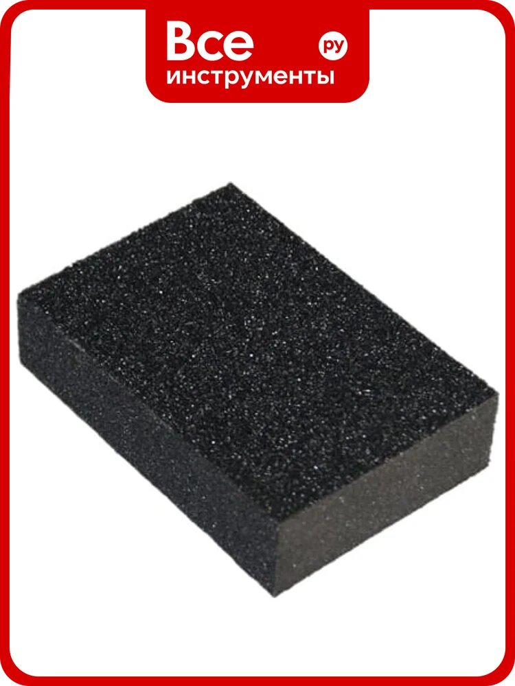 Губка для шлифования №25/12 (100x70x25 мм; Р60/100) SANTOOL 060213-100-610