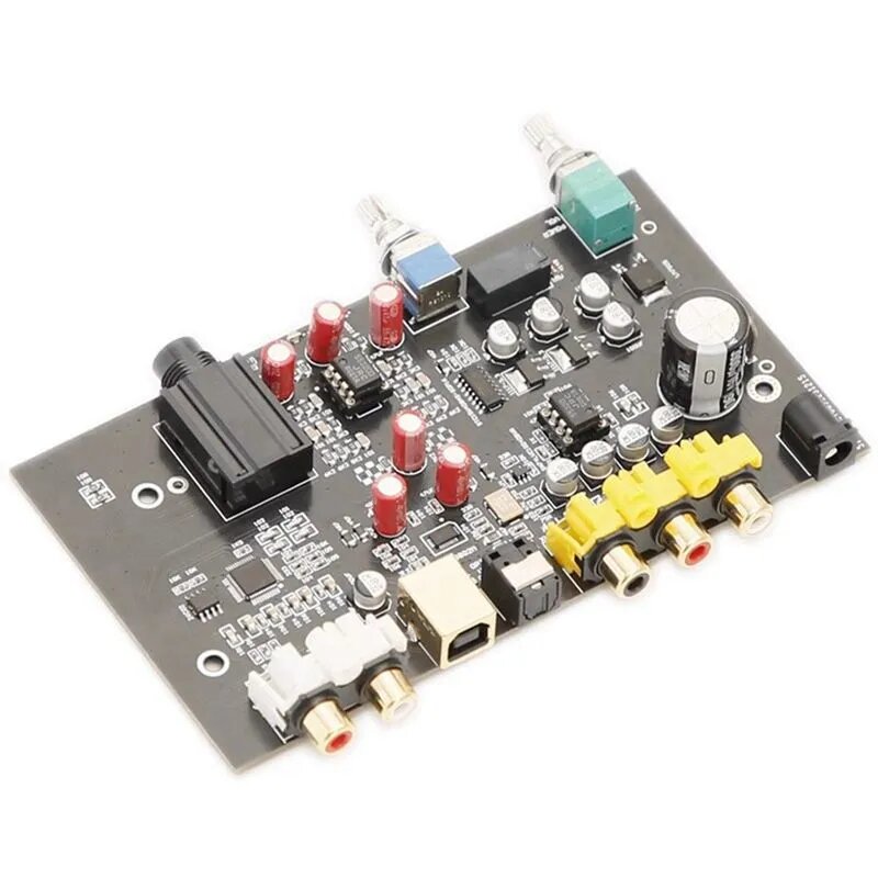 Steadfast-ES9038Q2M Hi-Fi Цап-Декодер Усилительная Плата USB Аудио JRC5532 3900мкФ/16V 96KHZ Коаксиальный Оптический Выход