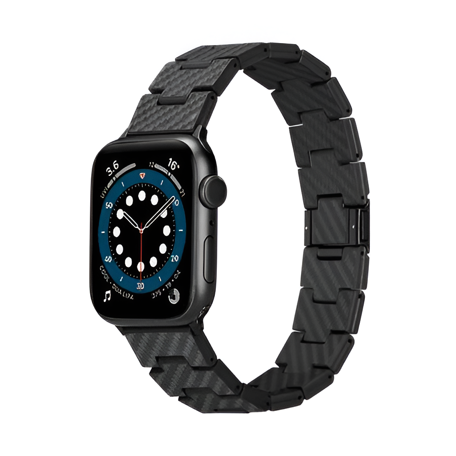 Карбоновый браслет Pitaka для Apple Watch 10-1/ SE и Ultra 2 (38 40 41 42 44 45 46 49мм) - Retro