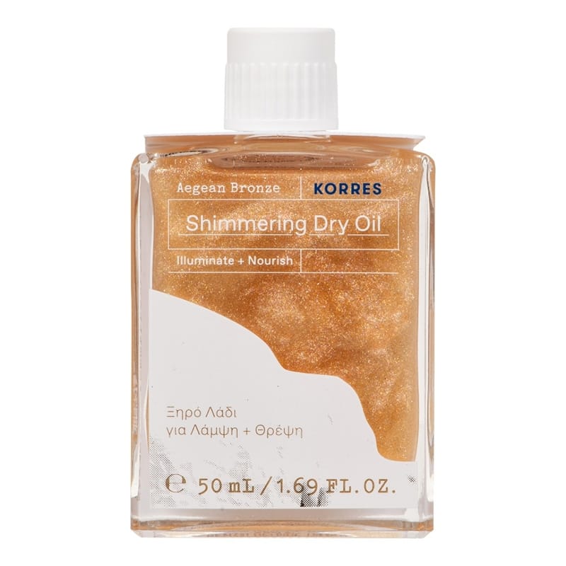 Масло косметическое Korres Shimmering Dry Oil Сияющее сухое масло для тела 50 мл