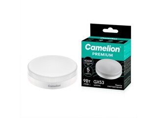 Лампочка светодиодная Сamelion Premium LED9-GX53-840-GX53 (Эл. лампа светодиодная таблетка 9Вт GX53 4000K 120-265В)