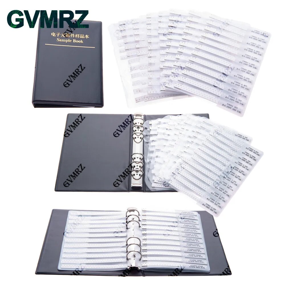 Набор конденсаторов SMD Capacitor Sample Book 0201 0402 0603 0805 1206 Ассортимент DIY 1206 80 По 25 видов.