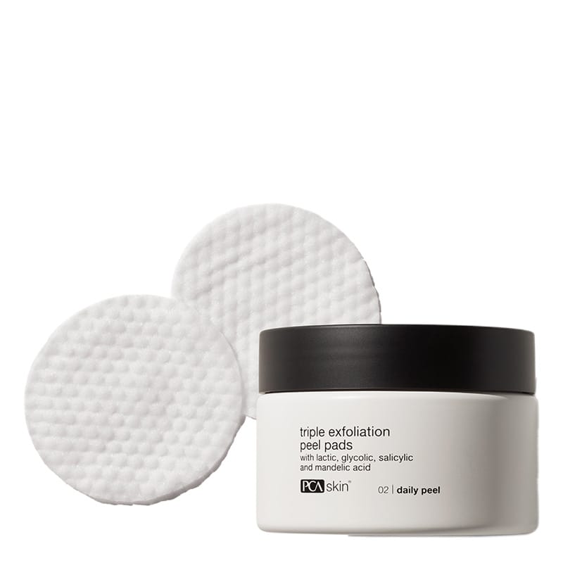 Пилинг PCA Skin Triple Exfoliation Peel Pads отшелушивающие диски для домашнего и профессионального использования с тройным действием 30 шт