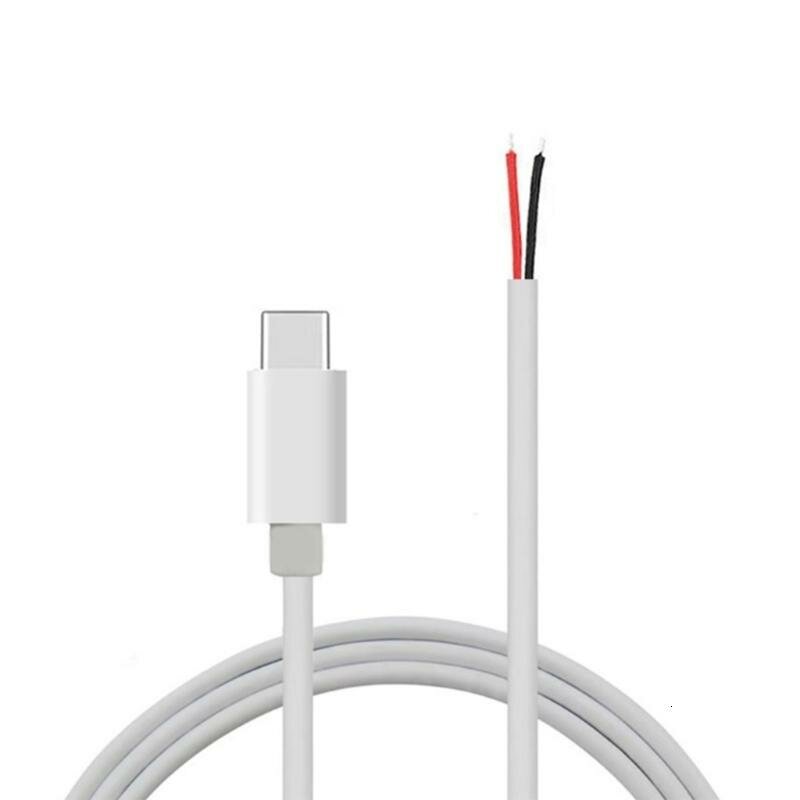 USB C кабель питания 5V 2A с открытыми проводами, тип c 2 метра