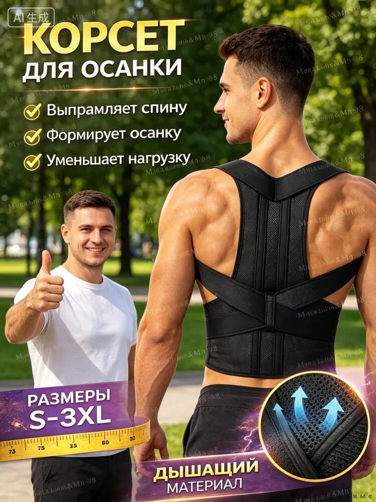 Тренажер для спины для офиса для дома для фитнеса для коррекции осанки Тренажер для спины -