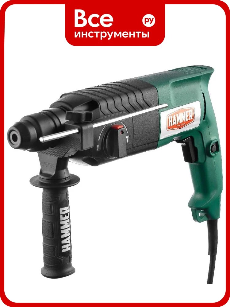 Перфоратор Hammer PRT800A 800 Вт SDS+ 26мм 0-1245об/мин 2.6Дж 3 режима коробка 828686