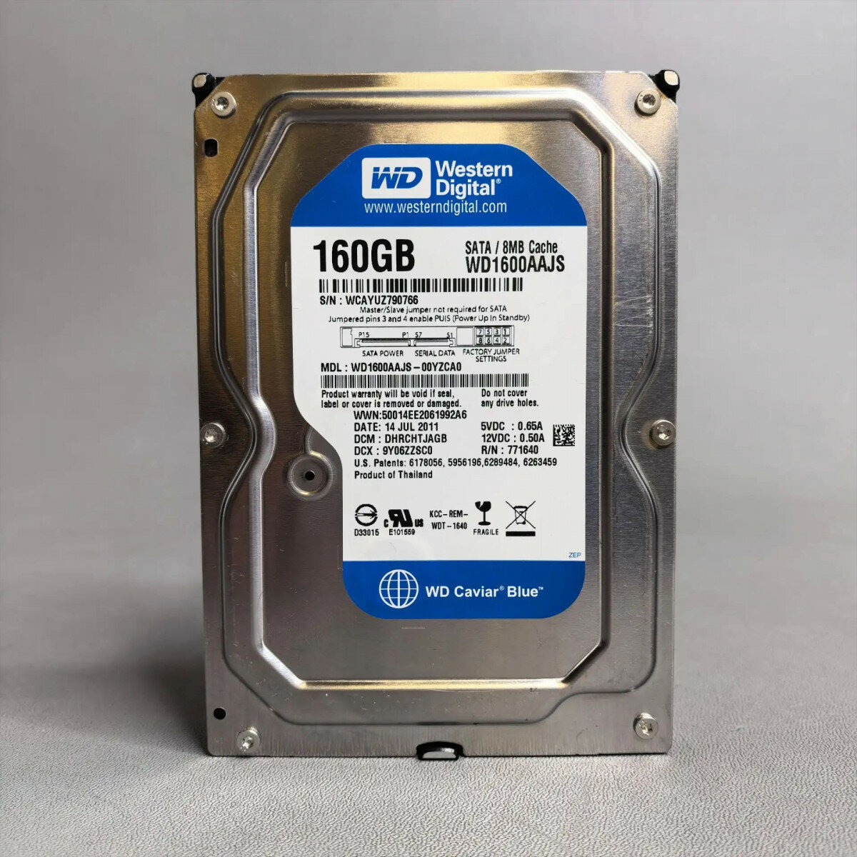 Жесткий диск Western Digital WD1600AAJS 160Gb (766)
